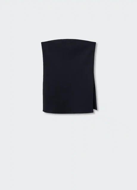 El top bandeau y el pantalón negro a juego que arrasa y puso de moda ...