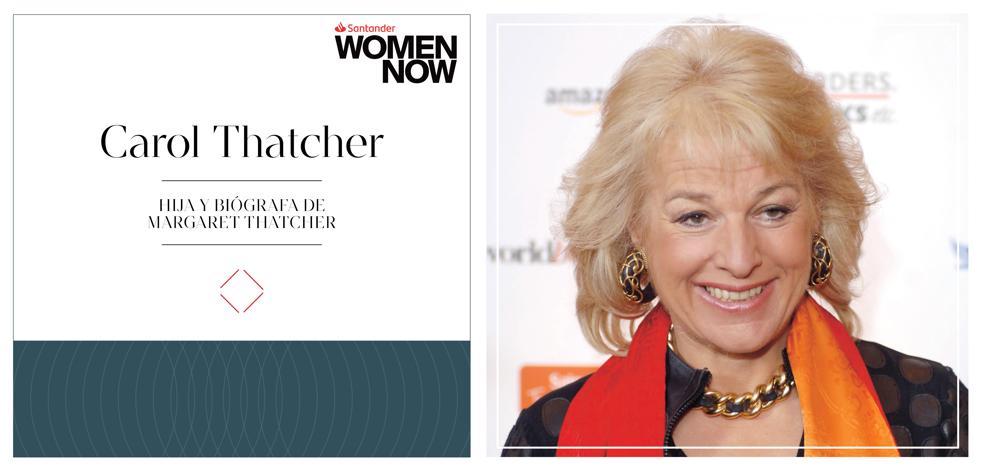 Carol Thatcher, hija y biógrafa de Margaret Thatcher, protagonista de ...